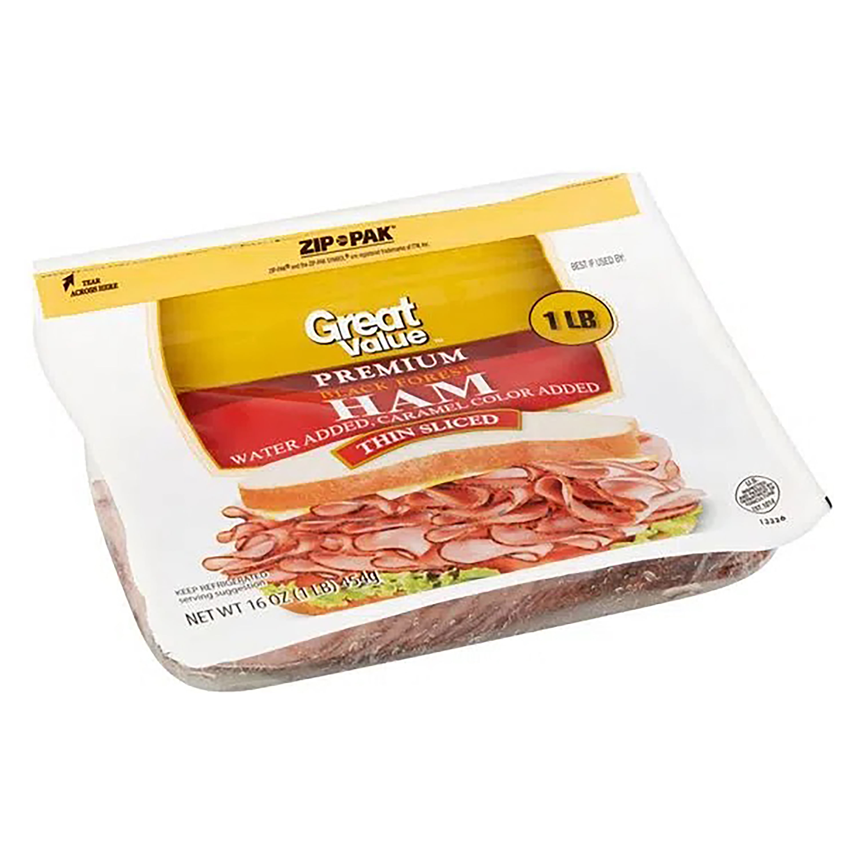 Comprar Jamón Great Value Premium Selva Negra - 1lb | Walmart Honduras