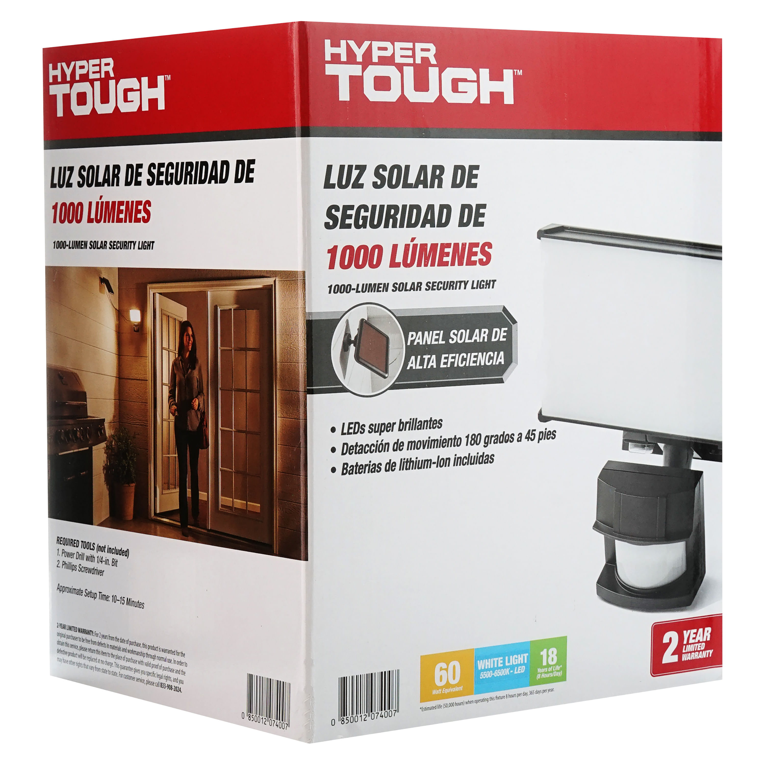 Lampara Solar Hyper Tough 1000 Lumenes Lampara Solar Hyper Tough 1000 Lumenes
