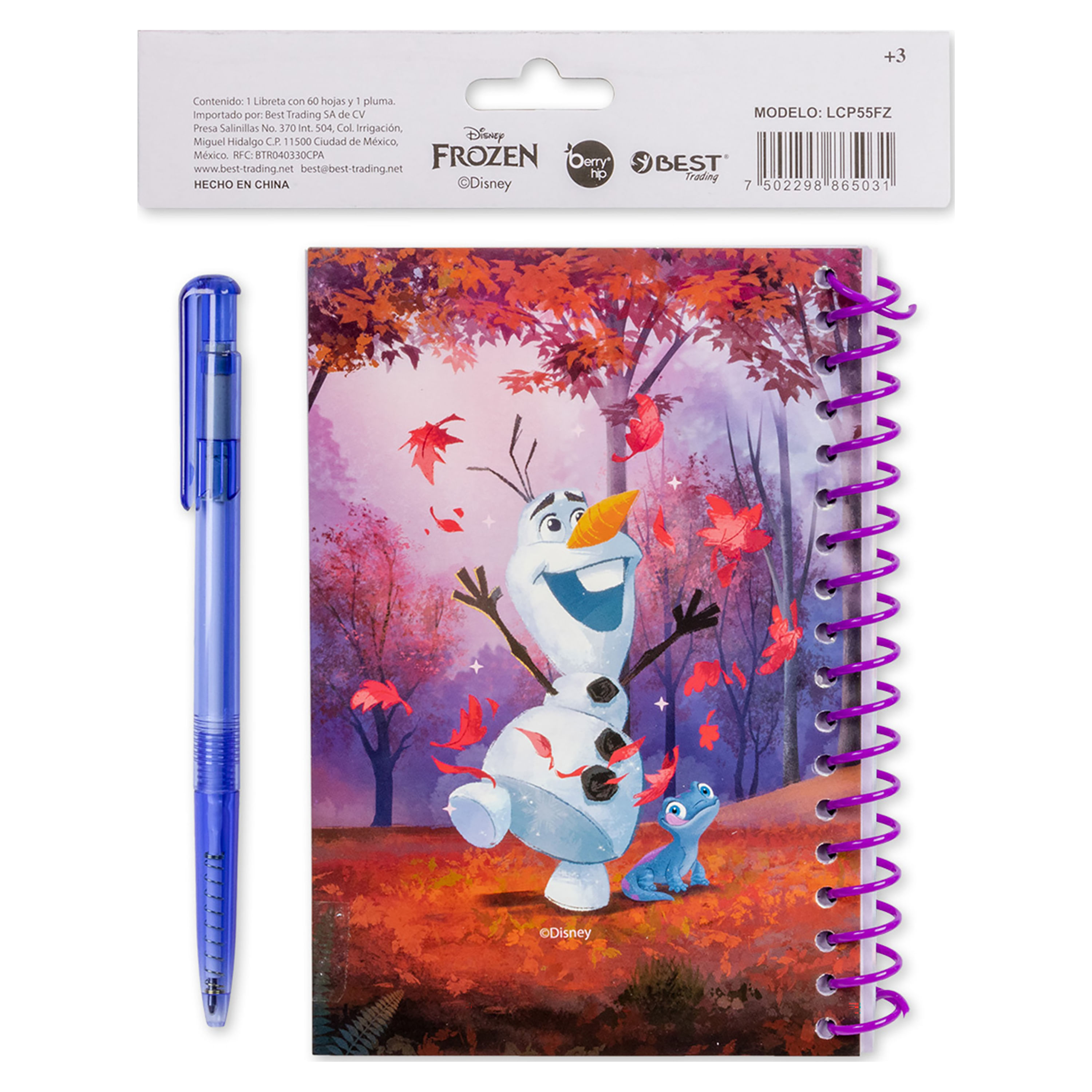 Comprar Libreta Con Pluma Berry Hip Frozen | Walmart Honduras