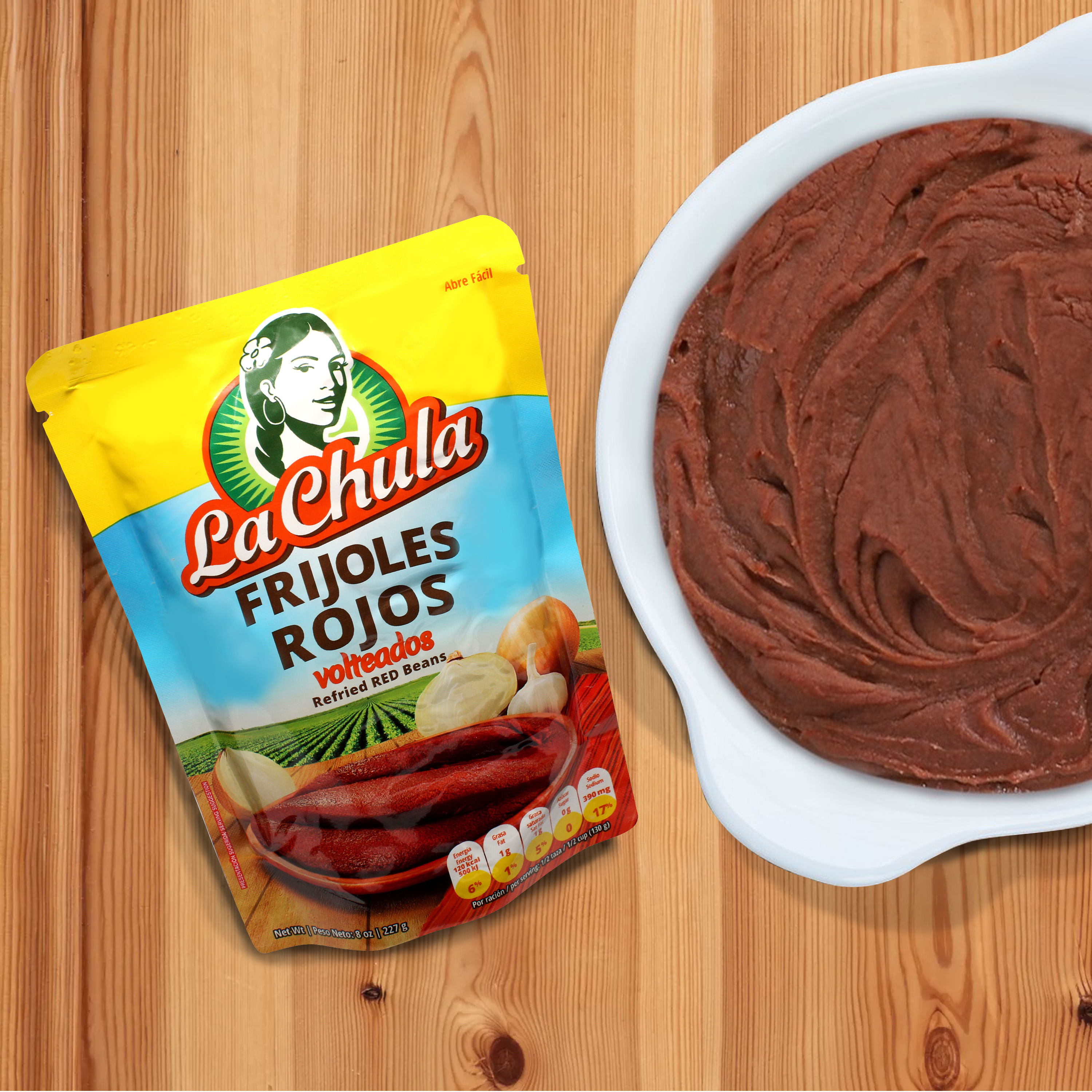 Comprar Frijoles Rojos La Chula Volteados 227gr | Walmart Honduras ...