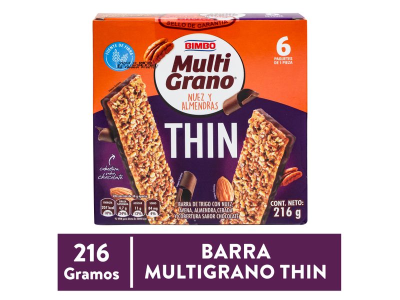 Comprar Barra Multigrano Thins Bimbo 216gr | Walmart Honduras