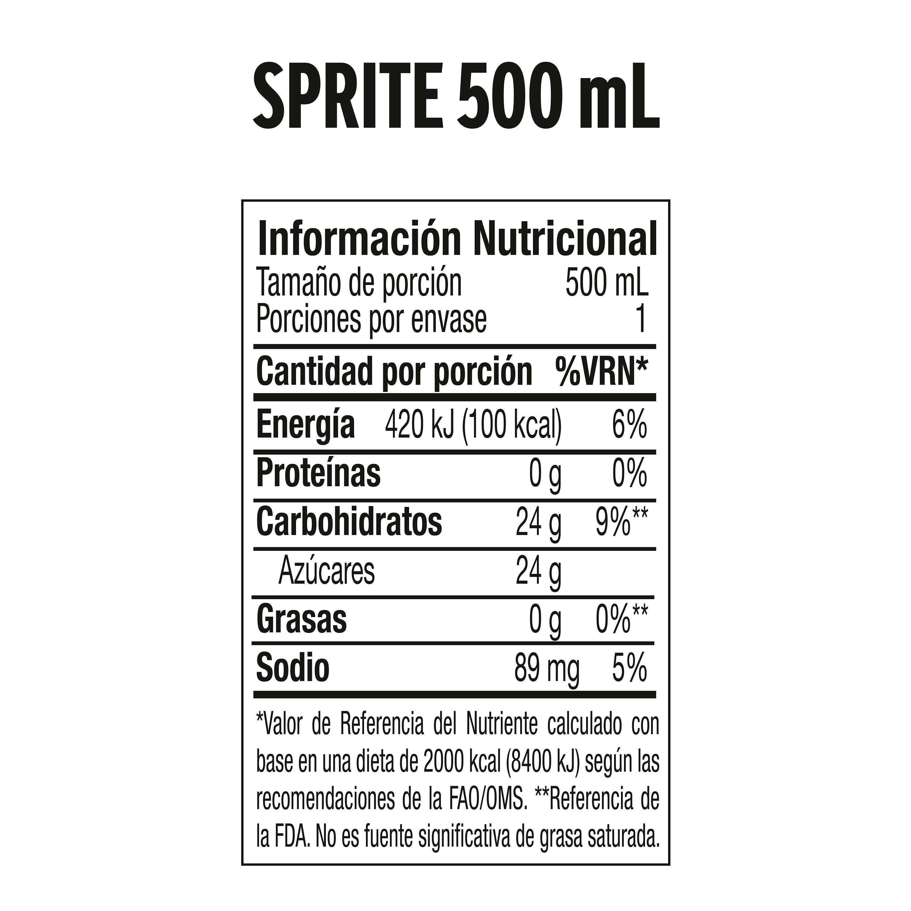 Comprar Gaseosa Sprite regular - 500 ml | Walmart Honduras