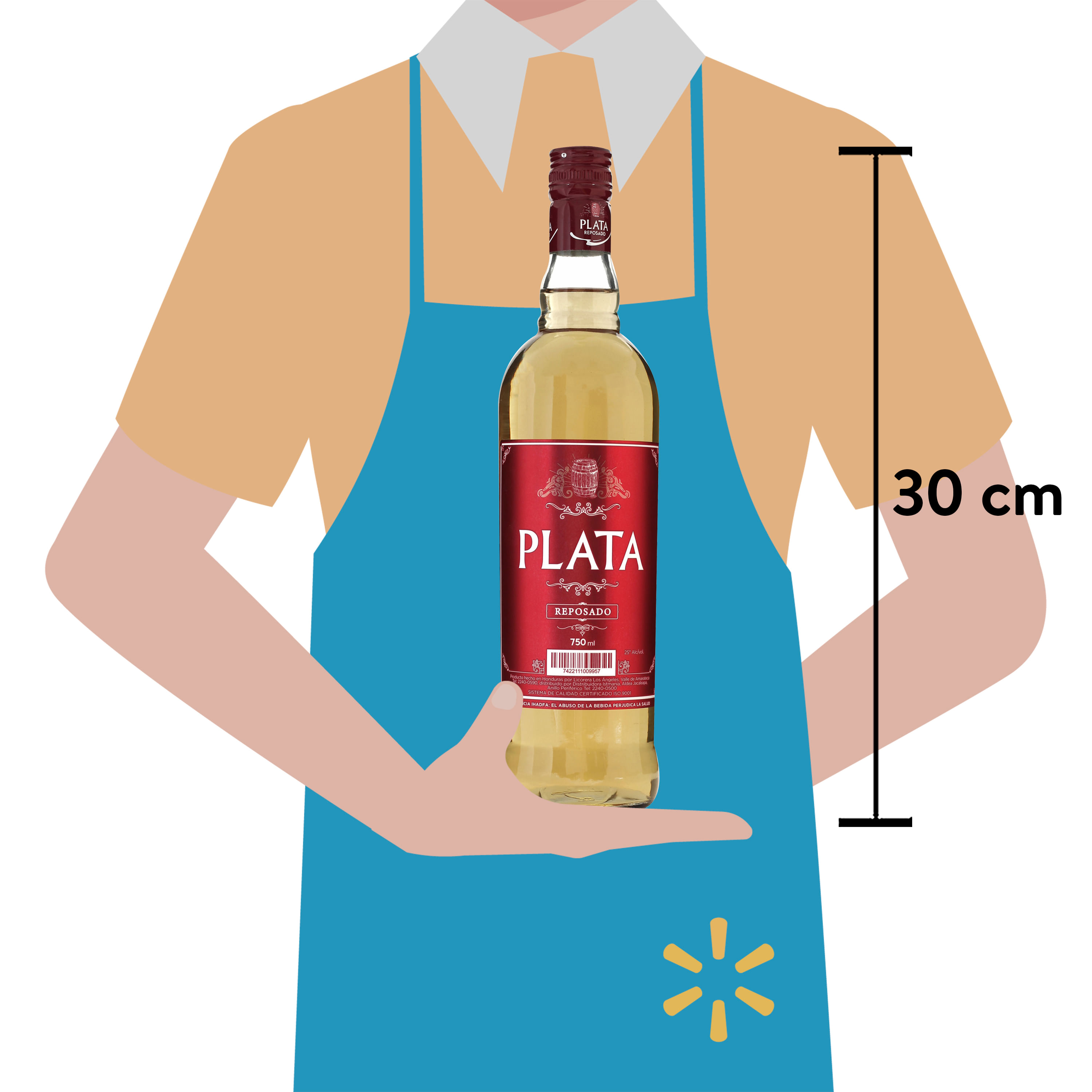 Ron Plata Reposado 750Ml