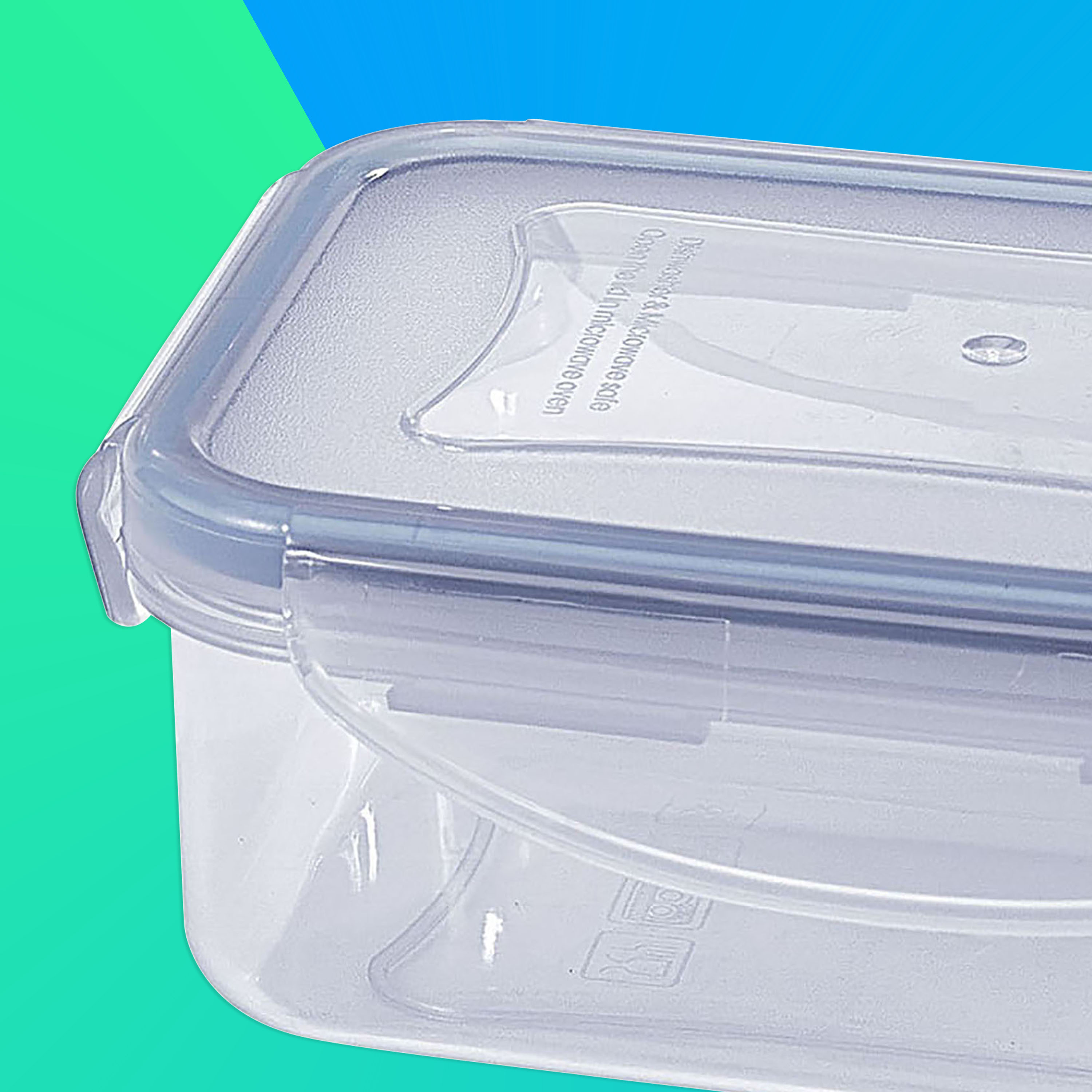 comprar Tazon Guateplast Click Clak Rectangular Transparente (17 Oz/475 ...