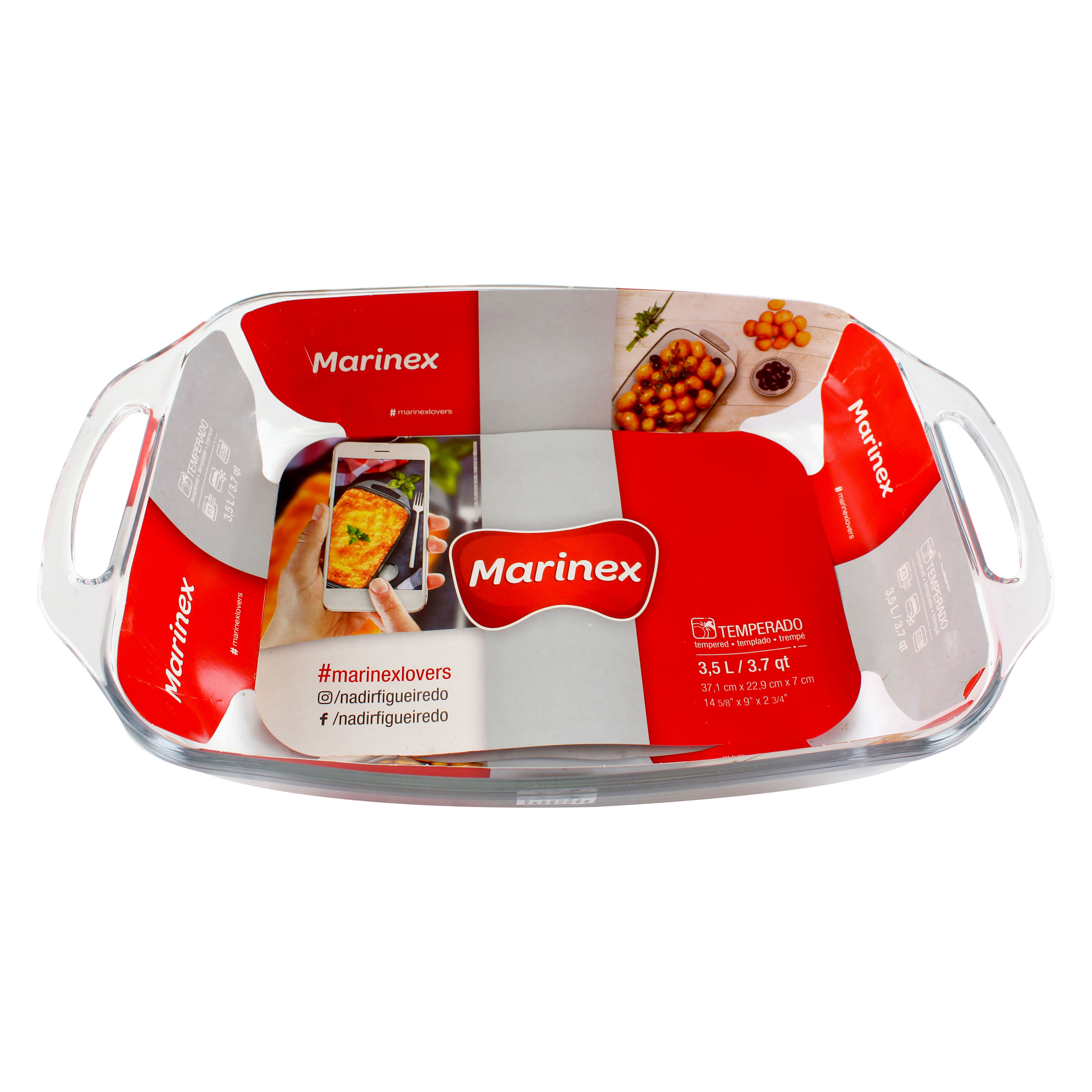 Comprar Refractario Nadir Rectangular Con Asas | Walmart Honduras ...