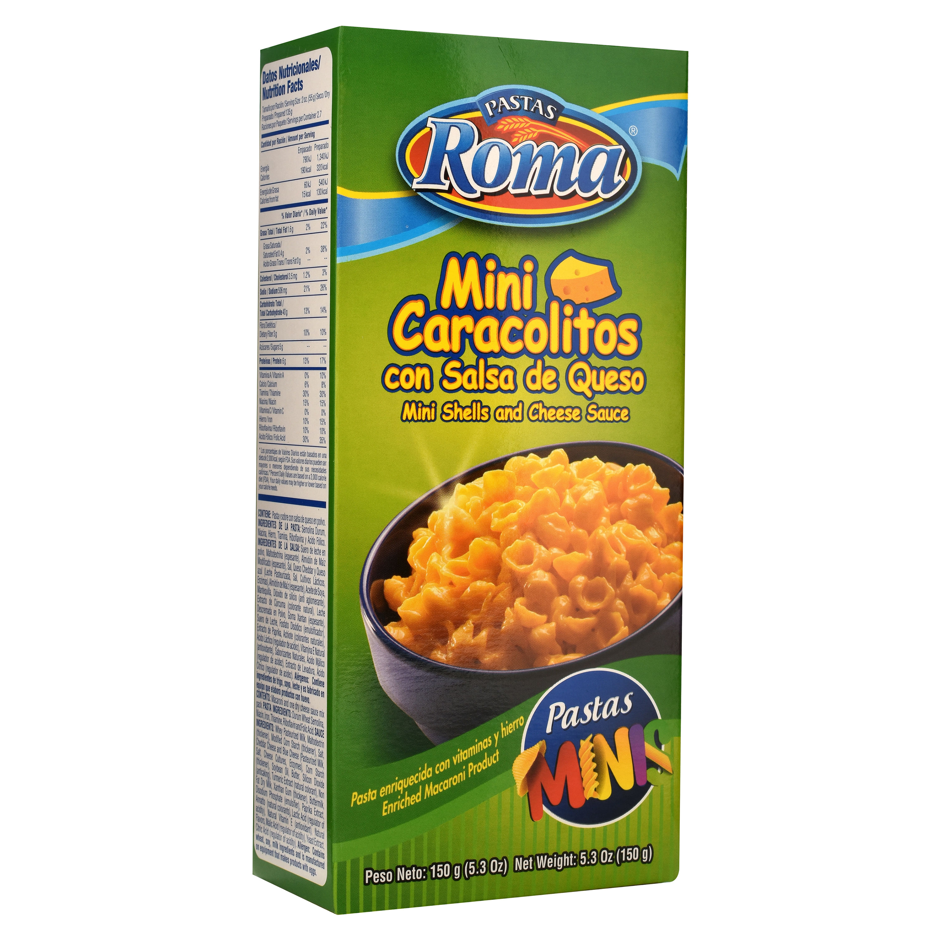 Comprar Pasta Roma Mini Caracolito con queso 150gr | Walmart Honduras