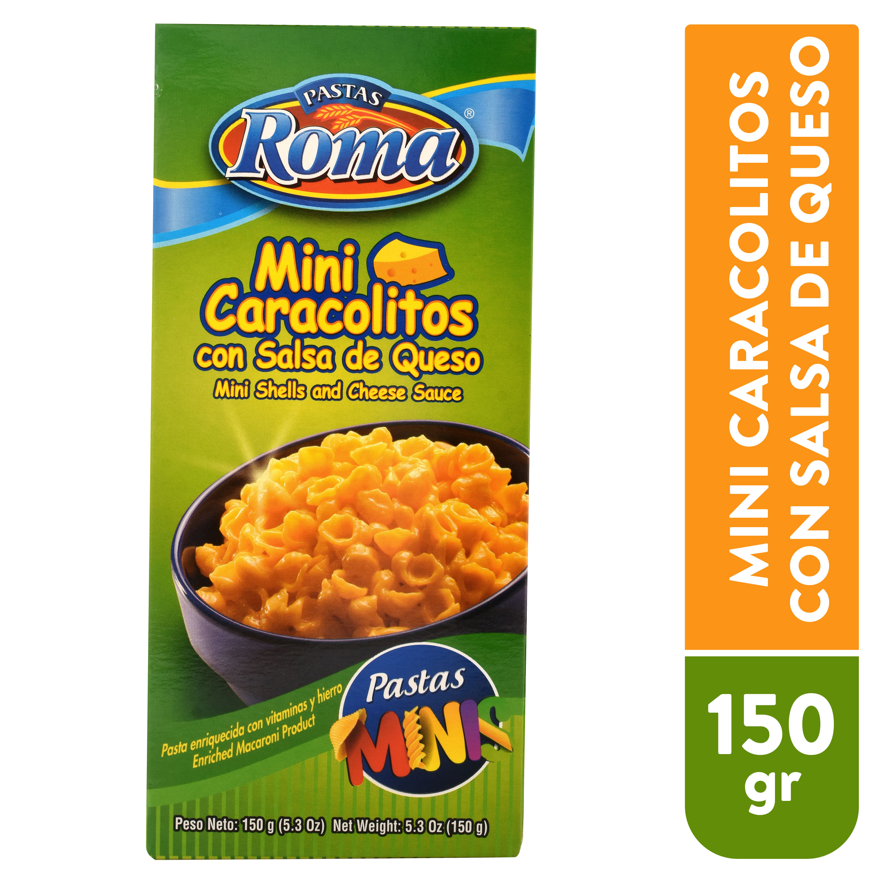 Comprar Pasta Roma Mini Caracolito con queso 150gr | Walmart Honduras