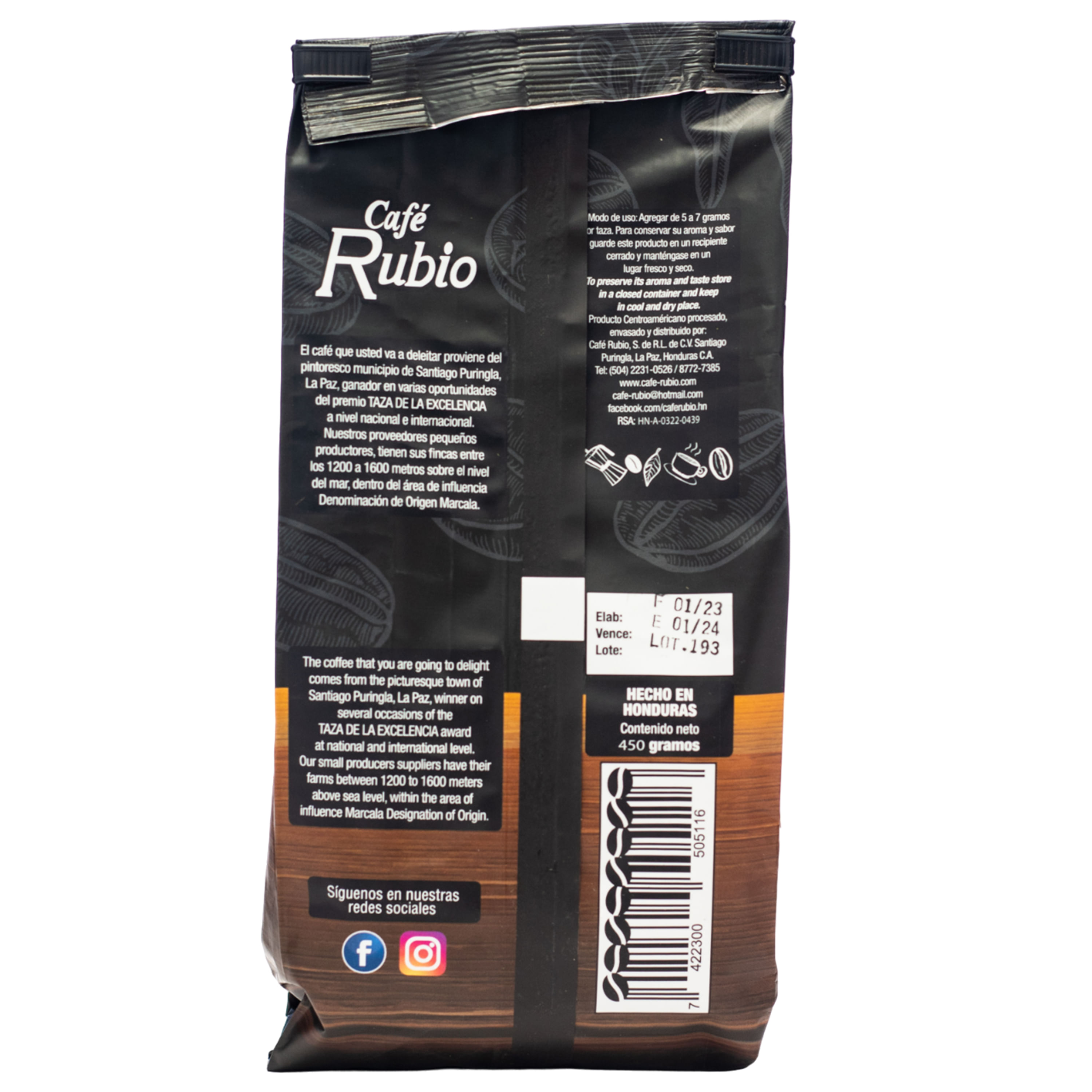 Comprar Café Rubio Premium - 450Gr | Walmart Honduras