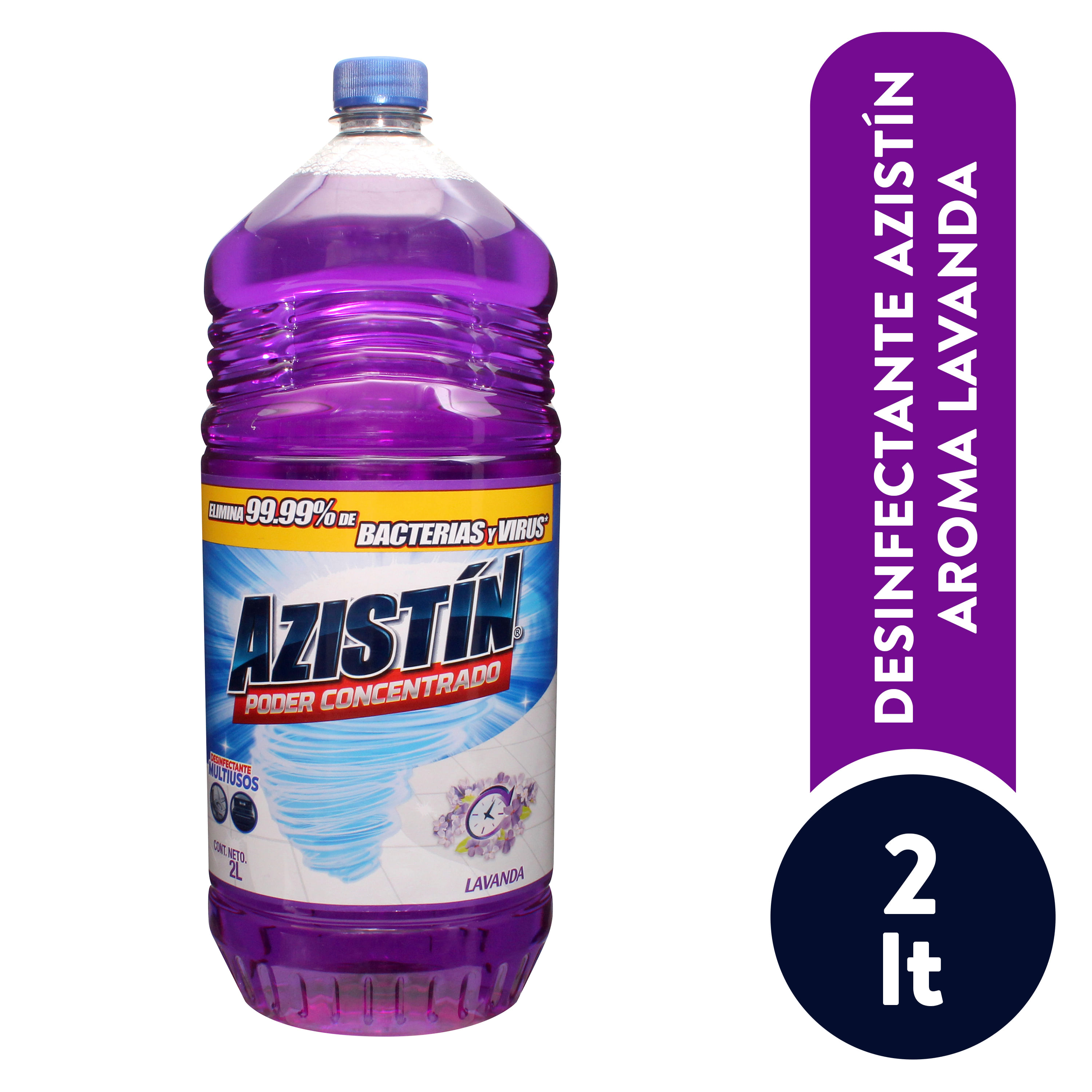 Comprar Desinfectante Multiusos Azistín Poder Concentrado Lavanda - 2Lt ...