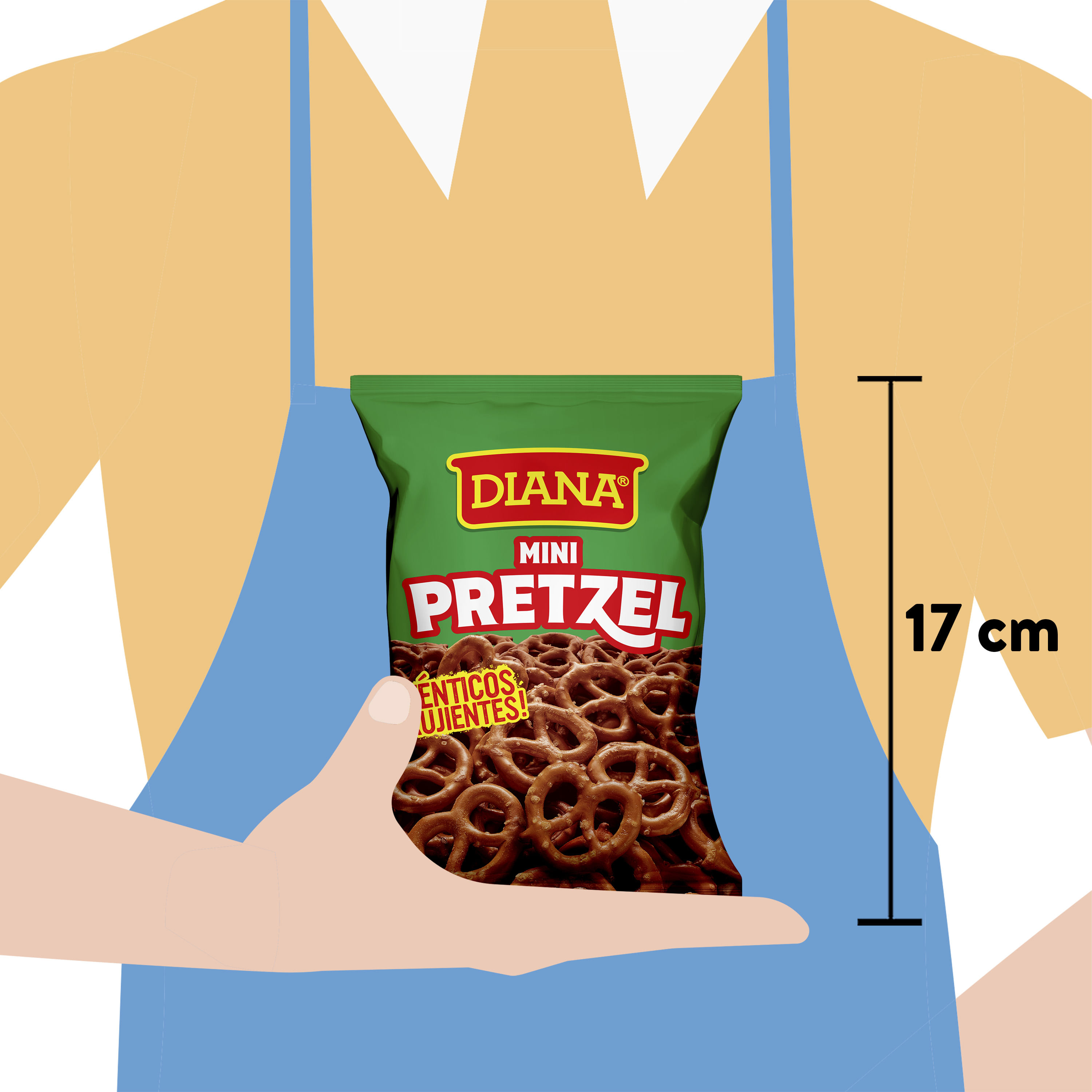 Comprar Mini Pretzel Diana 150gr | Walmart Honduras - Walmart | Honduras