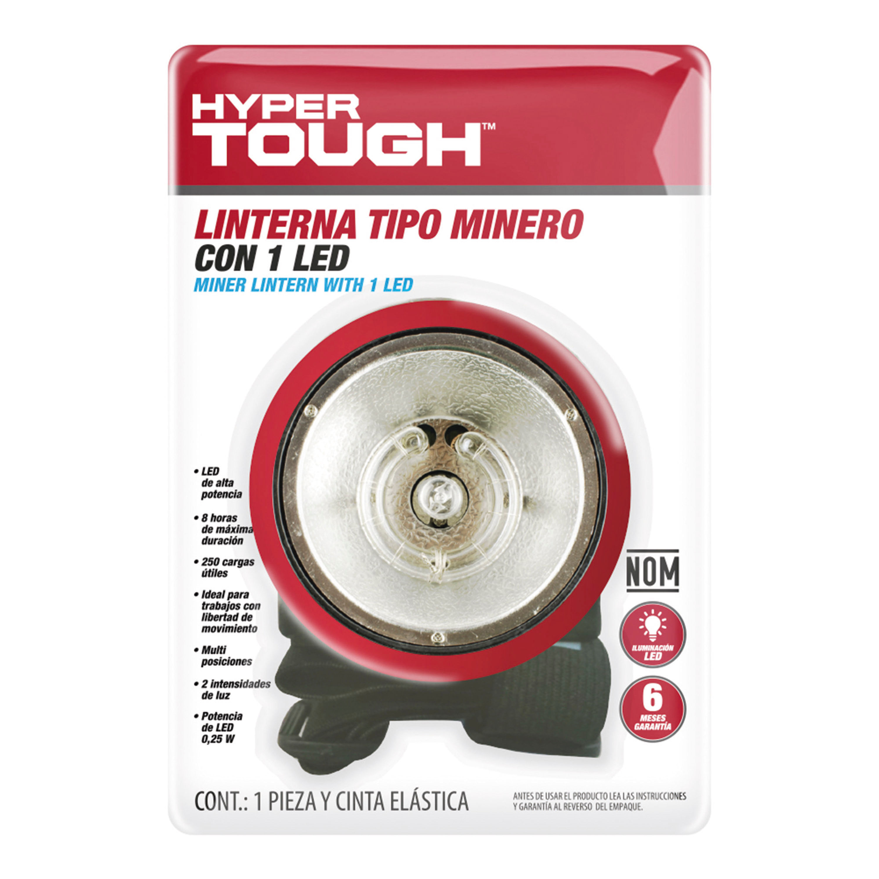 Ht Linterna Tipo Minero Maxi Led 0 5w - Walmart | Honduras