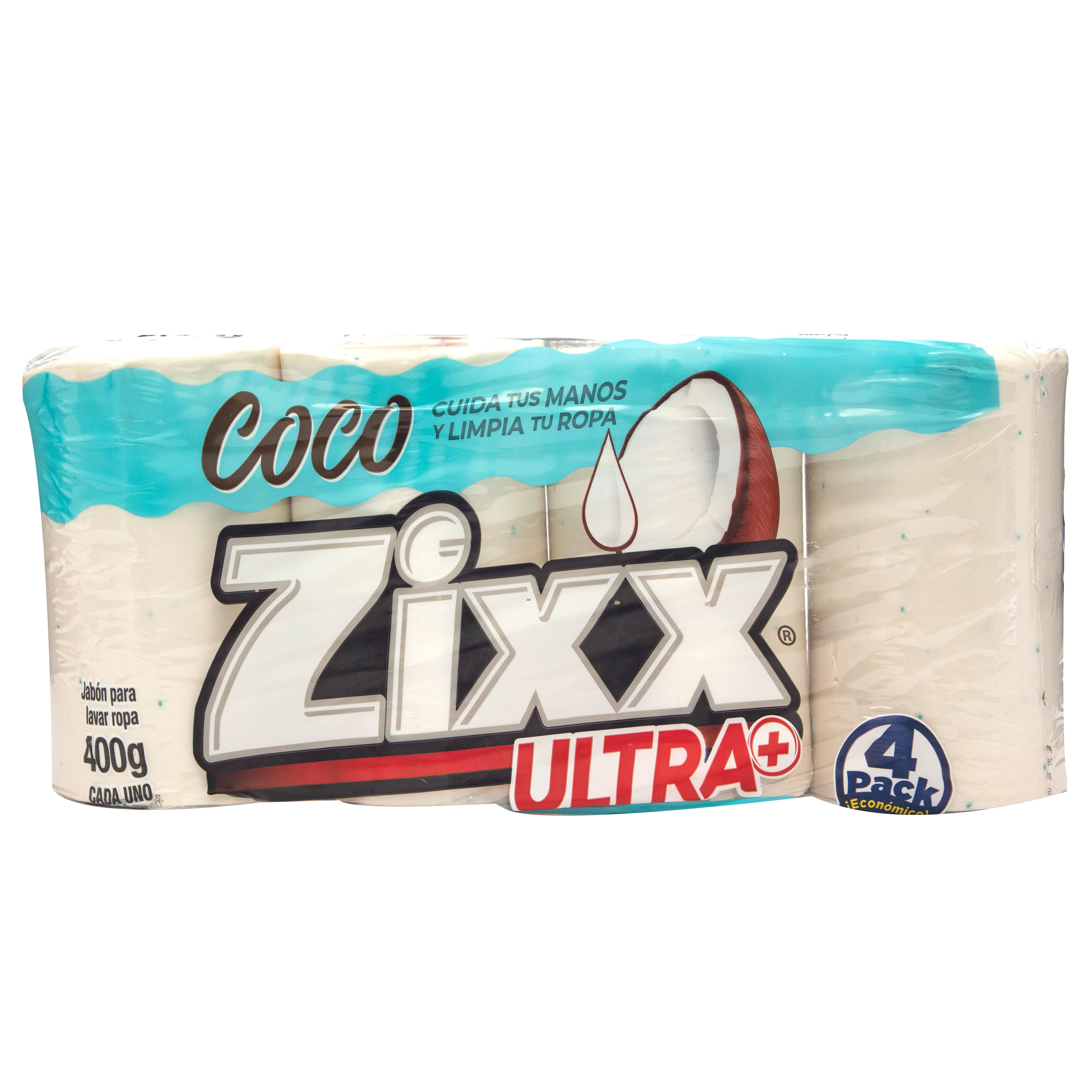 Jabon Zixx Coco Ultra 4pack 1600gr - Walmart | Honduras