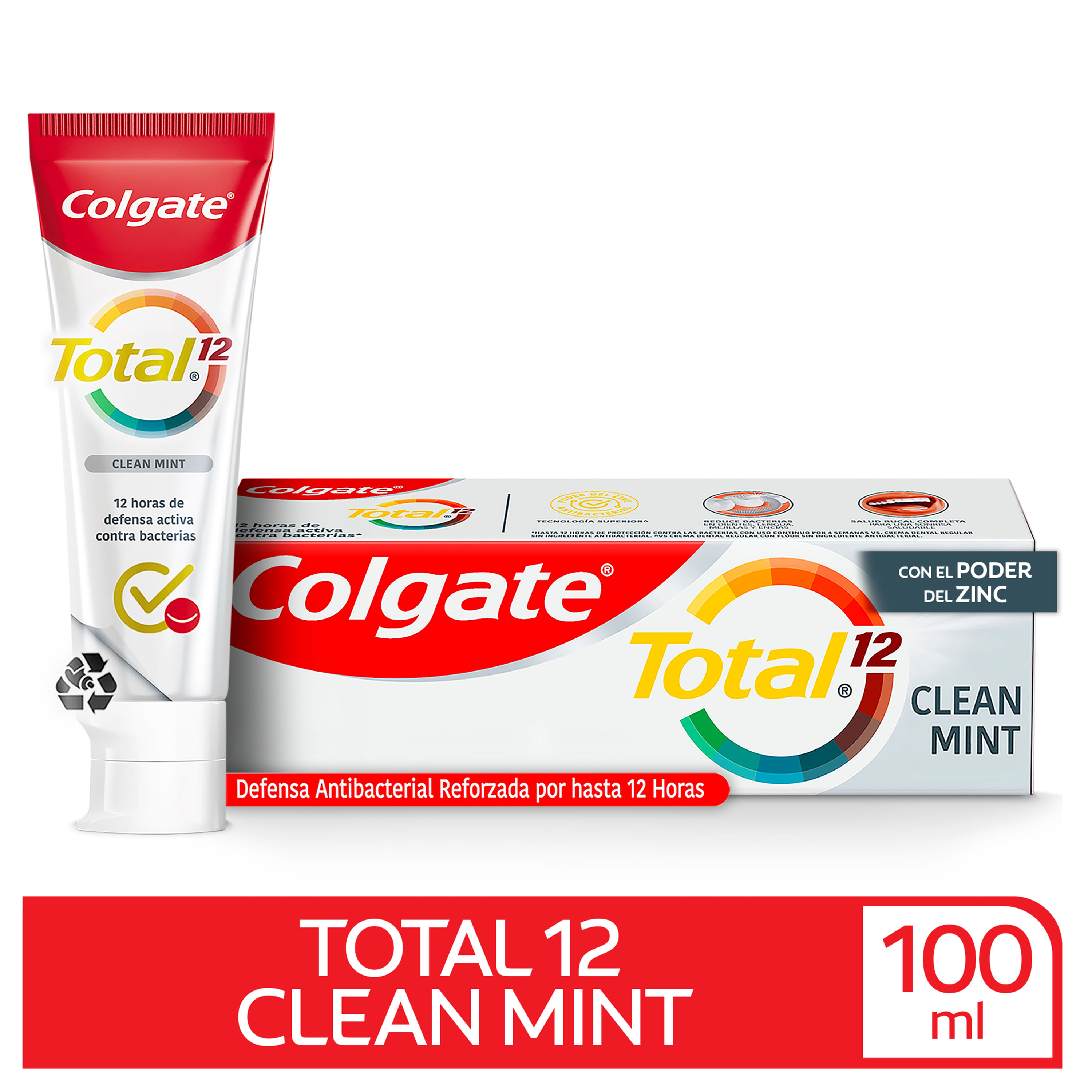 Comprar Pasta Dental Colgate Total 12 Clean Mint, 12 Horas De Defensa ...