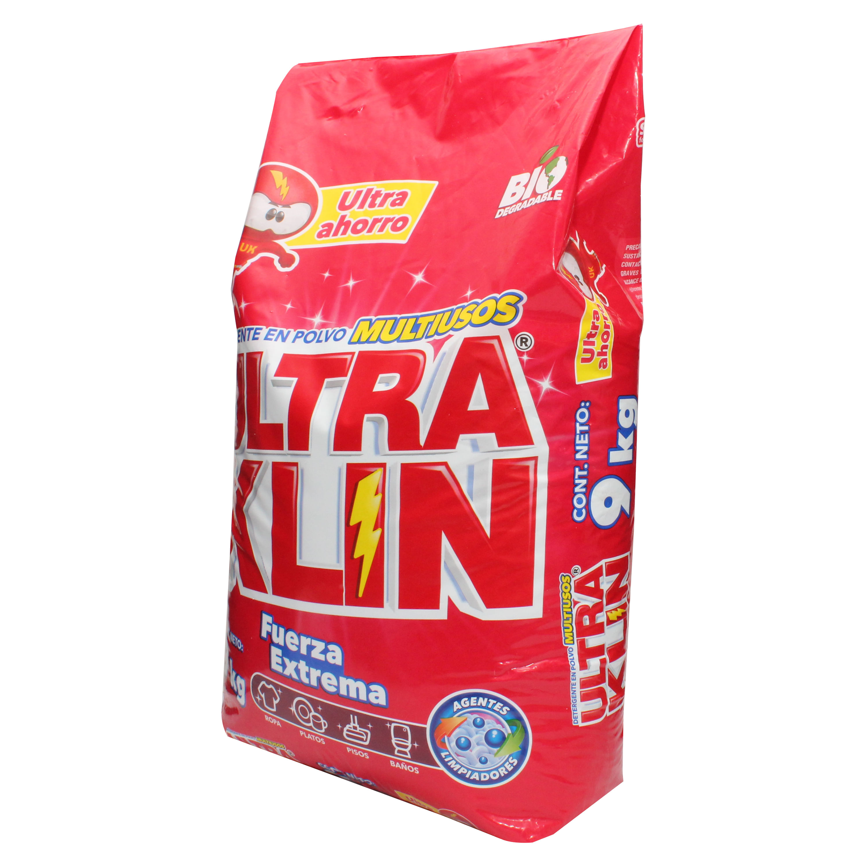 Detergente Ultraklin Polv Extrema 9000gr
