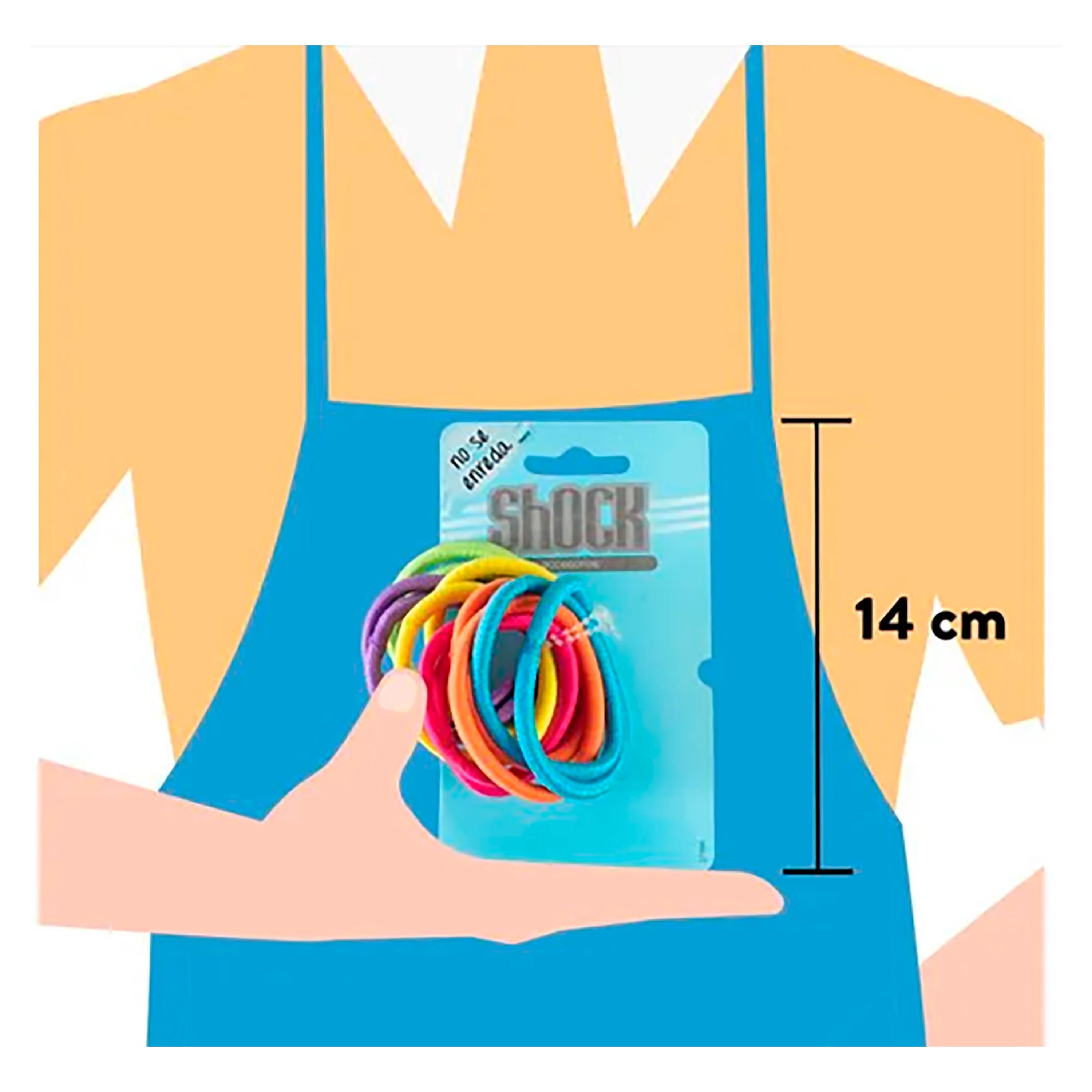 Comprar Cola Elastico Shock Dama Colores 12 Und | Walmart Honduras