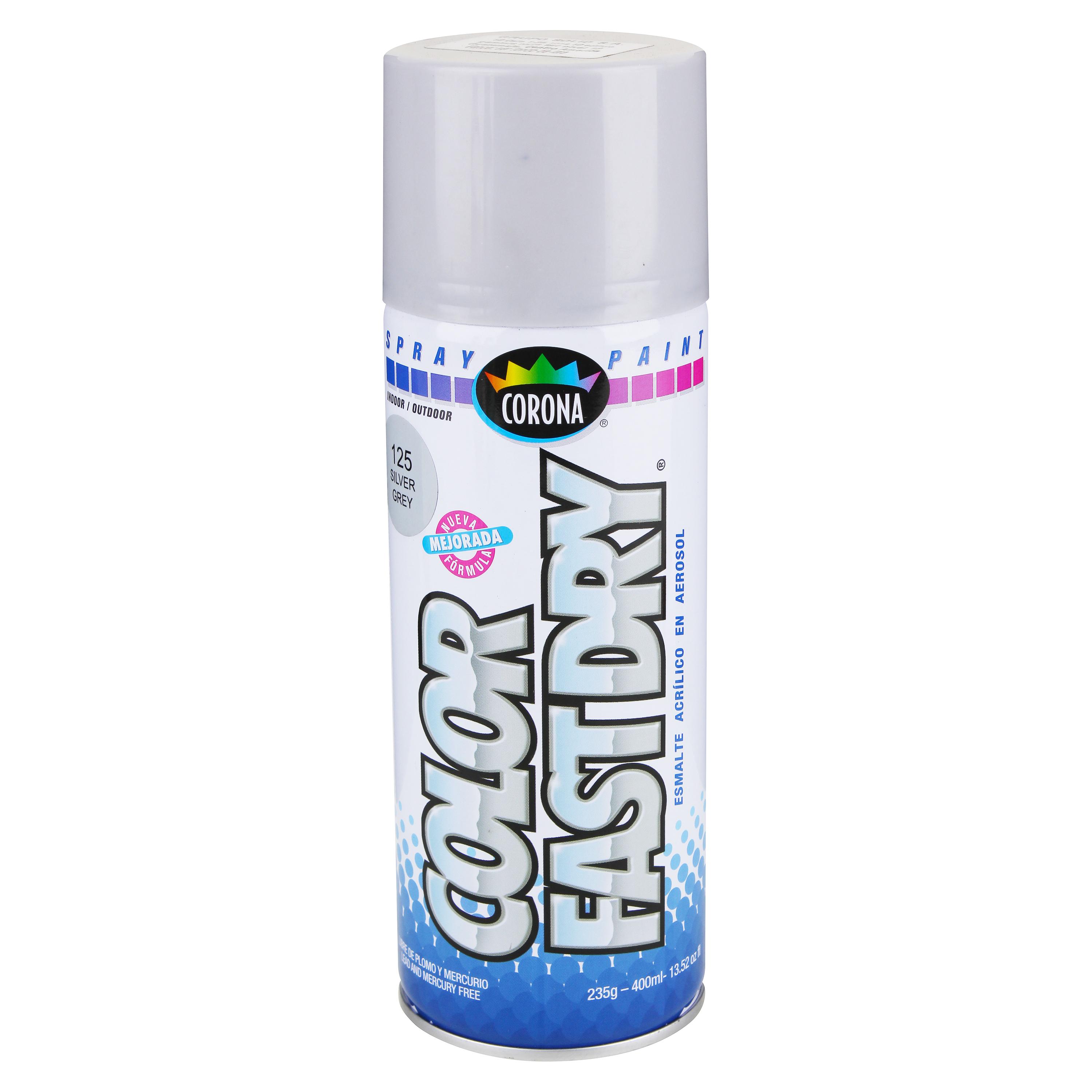 Comprar Pintura En Spray Corona Color Gris Plateado De Secado Rapido ...