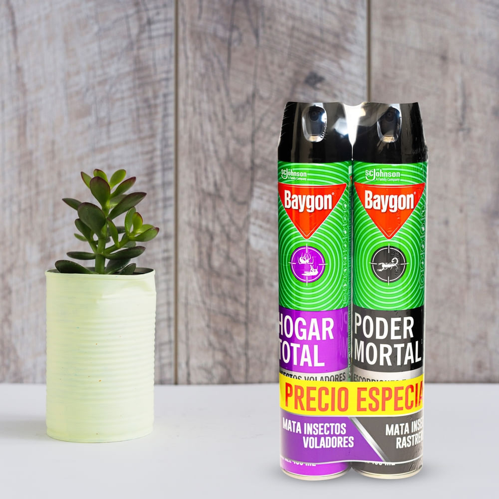 Insecticida Baygon Poder Total 2pck800ml