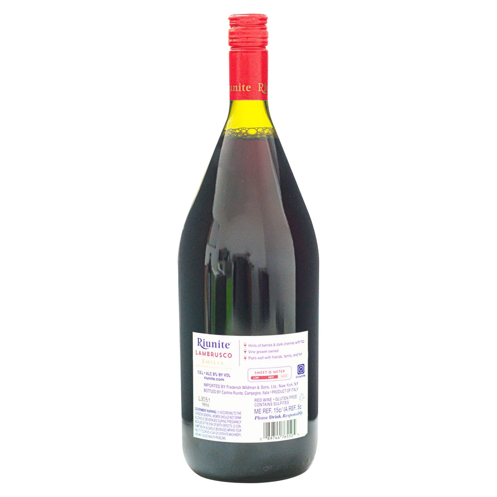 Vino Tinto Riunite Lambrusco 1500 Ml - Walmart | Honduras