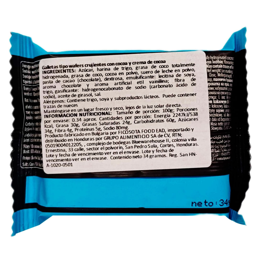 Comprar My Motto Galleta Rellena Cocoa 34gr | Walmart Honduras ...