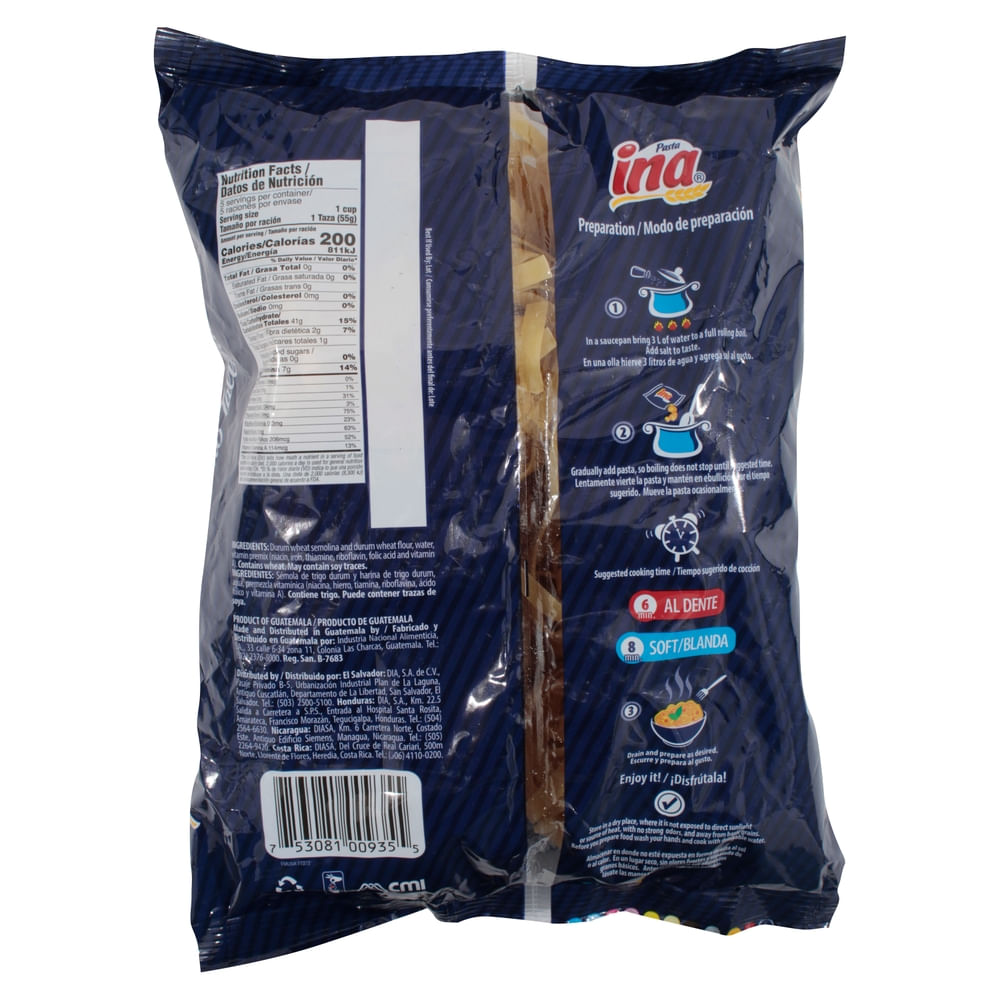 Comprar Pasta Nido Tallarin Marca Ina - 300gr | Walmart Honduras