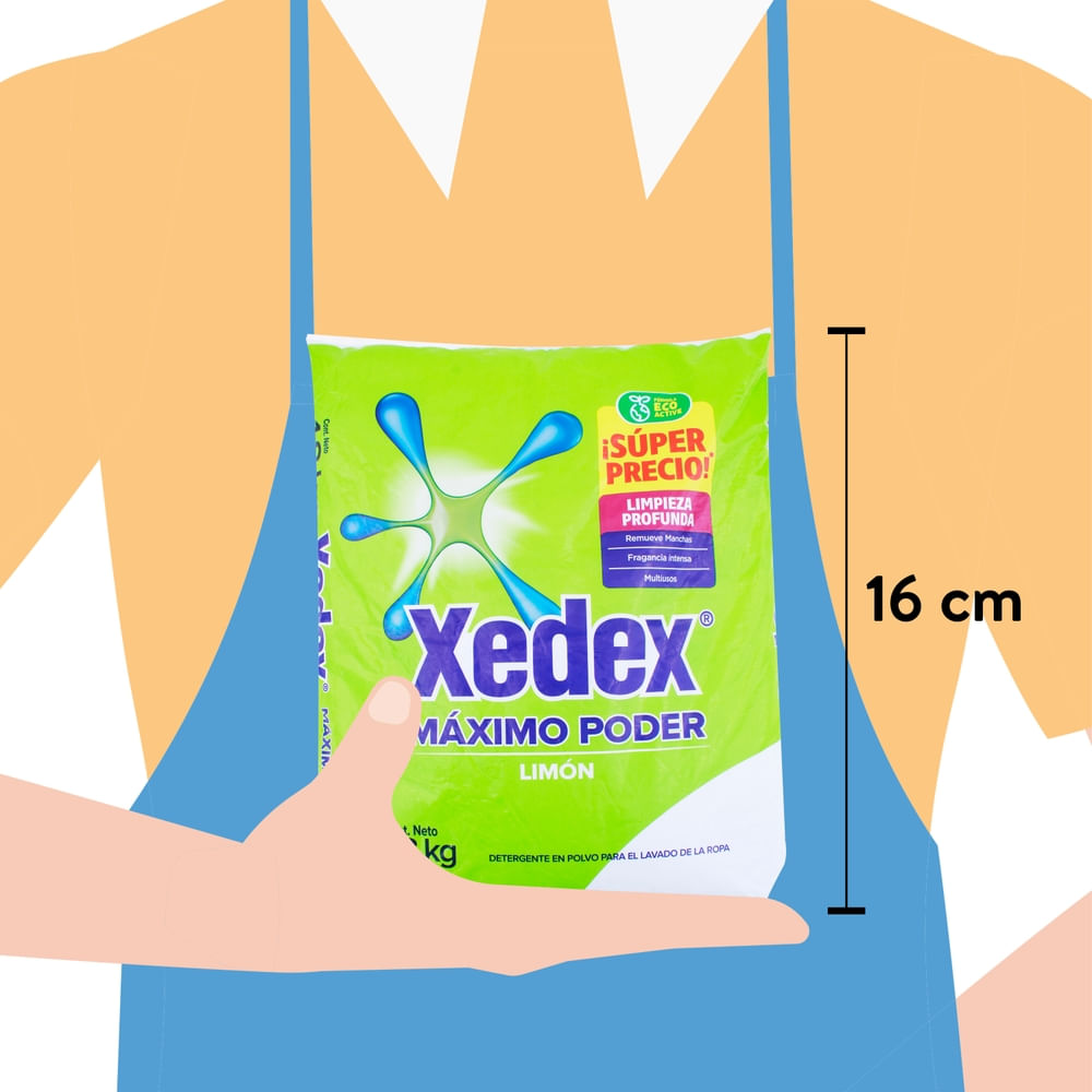 Comprar Detergente Xedex máximo poder limón - 1.8 kg | Walmart Honduras ...
