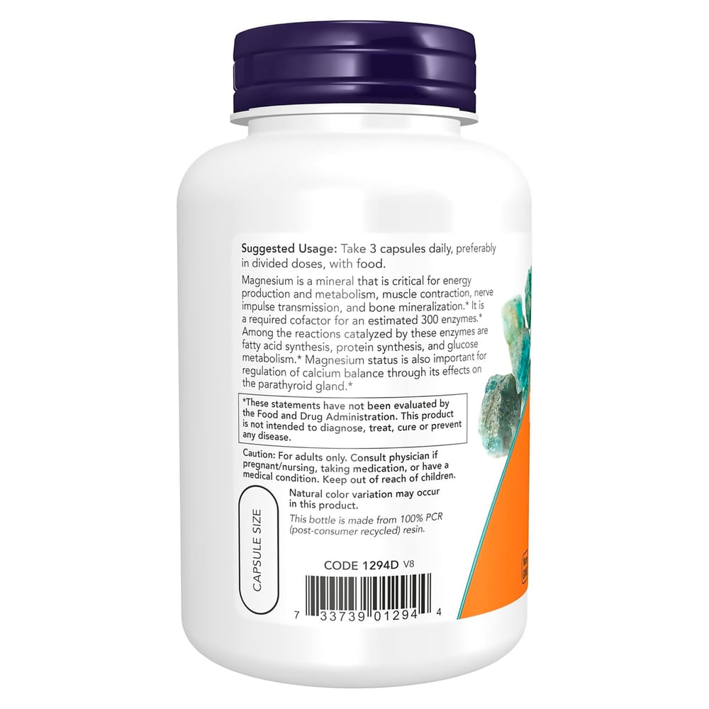 Comprar Citrato De Magnesio Now 400 mg - 120 Uds | Walmart Honduras ...