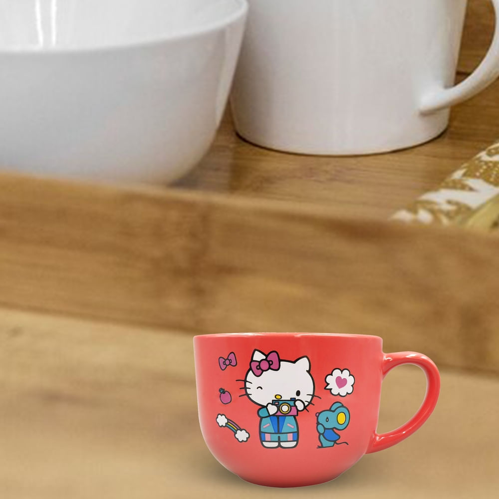 Comprar Taza Sanrio Hello Kitty Cerámica Roja - 500 ml | Walmart Honduras