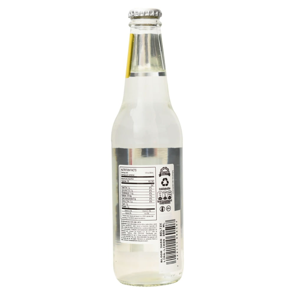 Bloom Hard Seltzer Lemon Lima 355 Ml - Walmart | Honduras