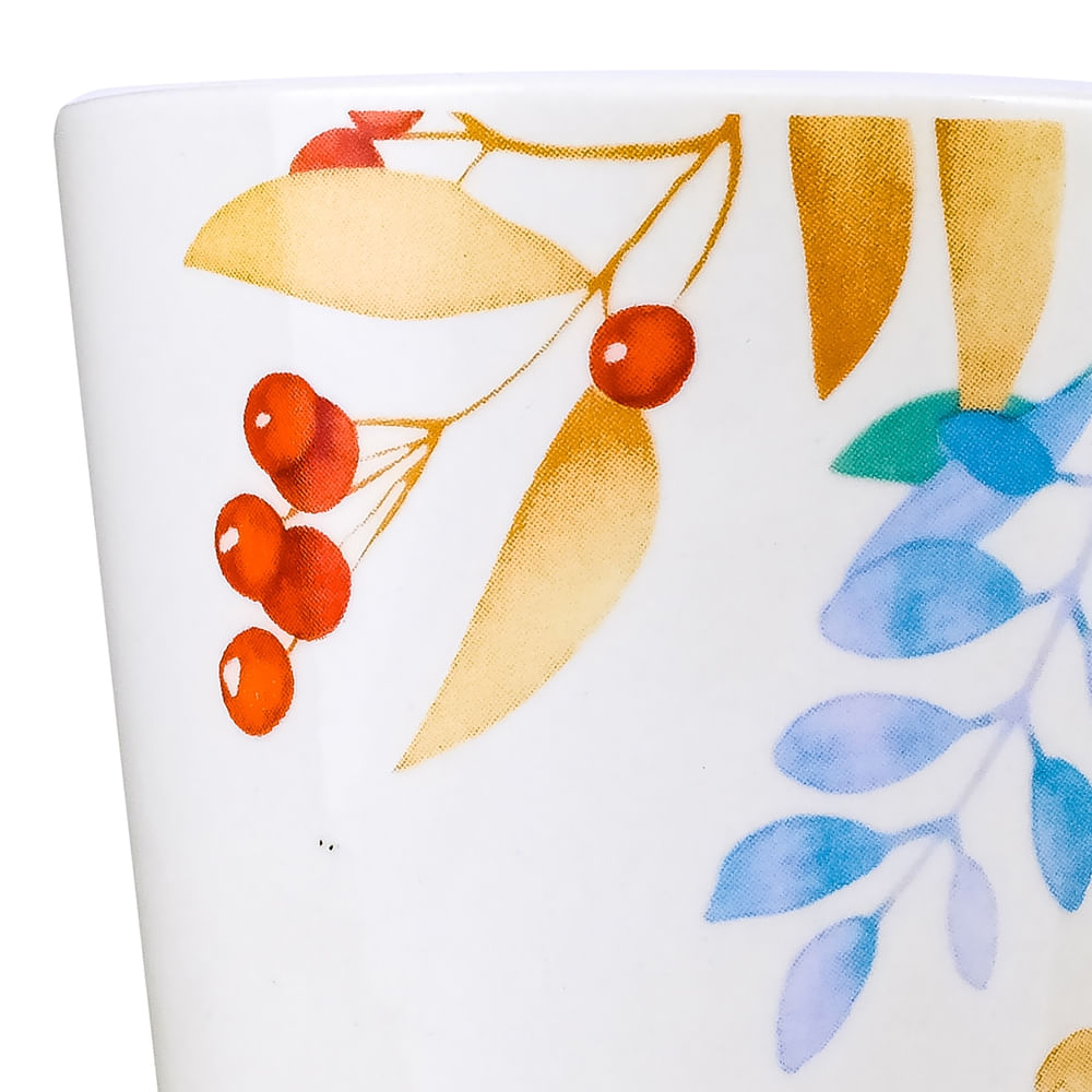 Pocillo 10 Oz Porcelana Con Diseno Mains