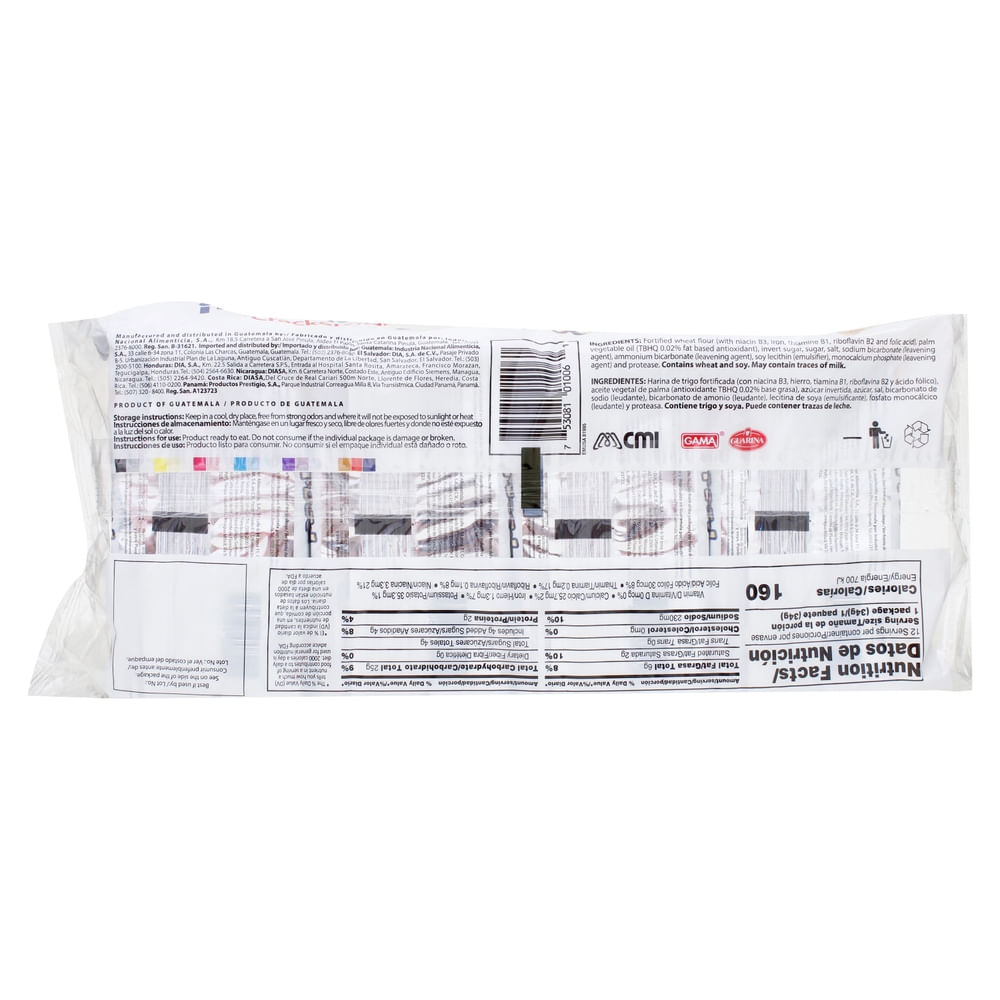 Comprar Galleta Sal Gama Club Maxa 12gr | Walmart Honduras