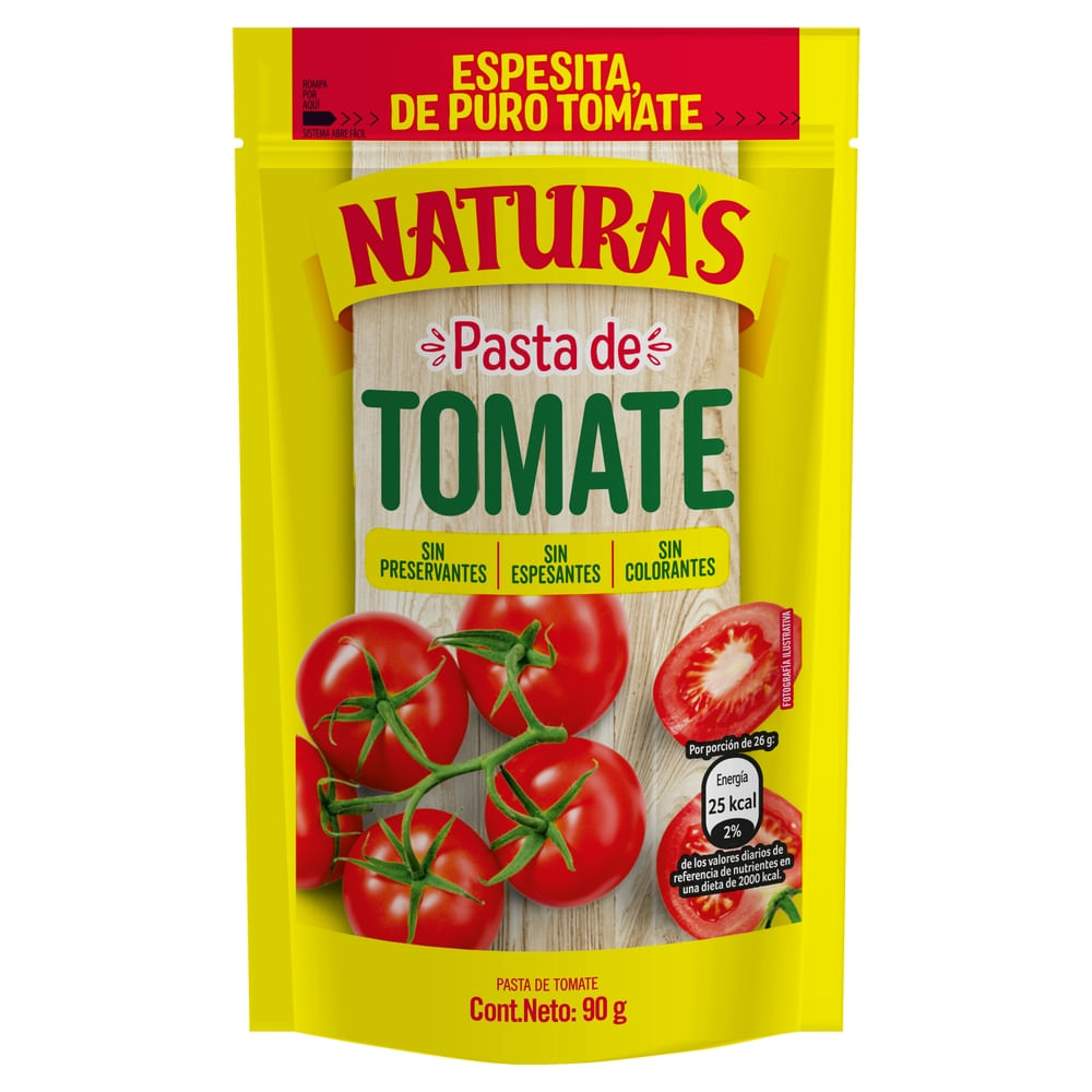 Comprar Pasta de Tomate Natura's Tradicional en Pasta - 90 g | Walmart ...