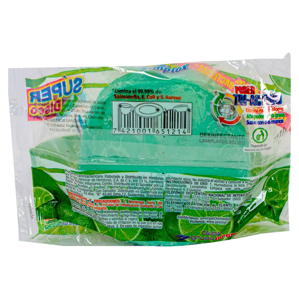 comprar Lavaplatos Limpiox Disco Limon - 225Gr | Walmart Honduras