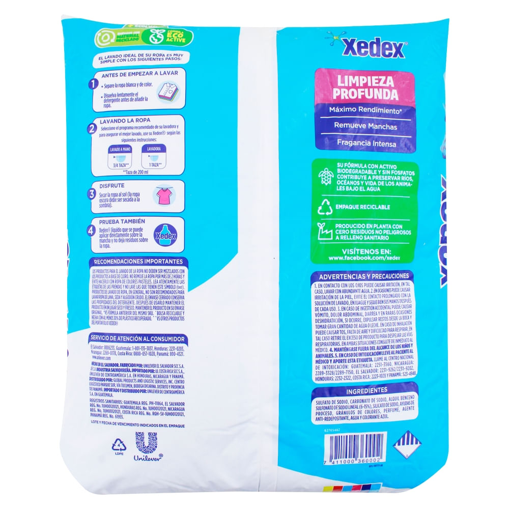 Comprar Detergente Xedex Máximo Poder en Polvo - 1.8 kg | Walmart ...