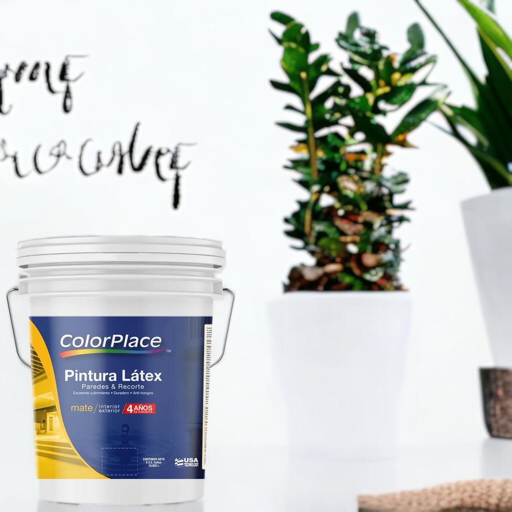 Comprar Pintura Látex ColorPlace Mate Base Deep. 4 Años De Garantía ...