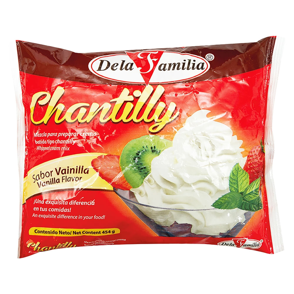 Crema Chantilly De La Familia- 454gr - Paiz Honduras