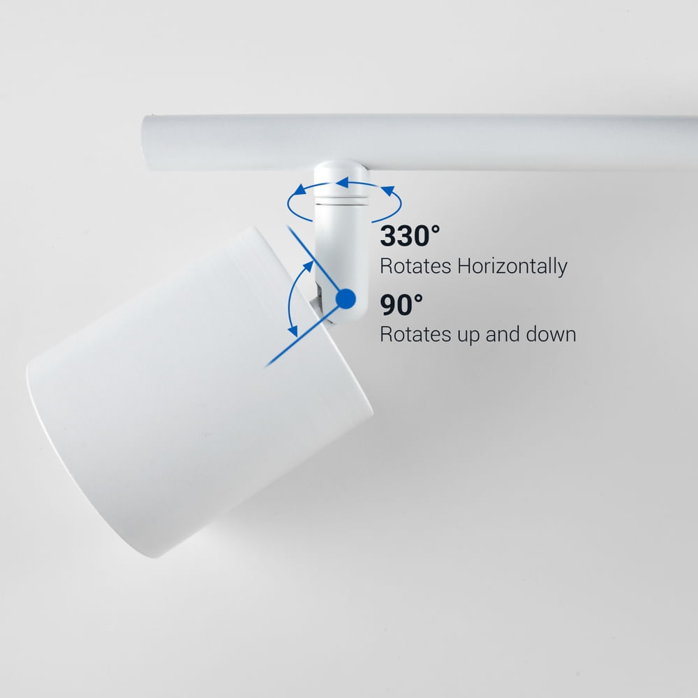 Iluminacion Sobre Riel Ms 3Lt Blanco Sin - Walmart | Honduras