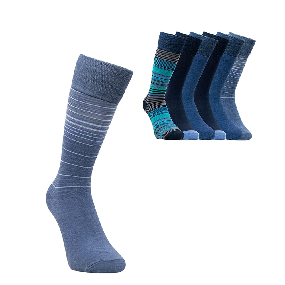 Comprar Calcetín Loom base jeans para caballero -6 pares | Walmart Honduras