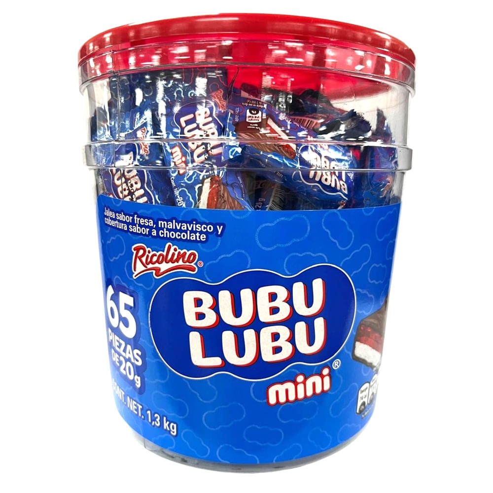 Bubulu Barra Chocolate Vitrolero 1.3 Kg