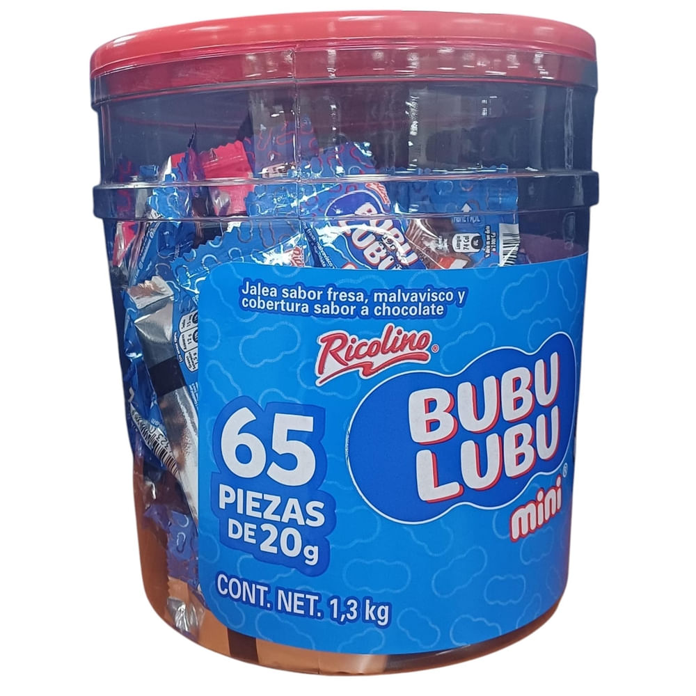 Bubulu Barra Chocolate Vitrolero 1.3 Kg