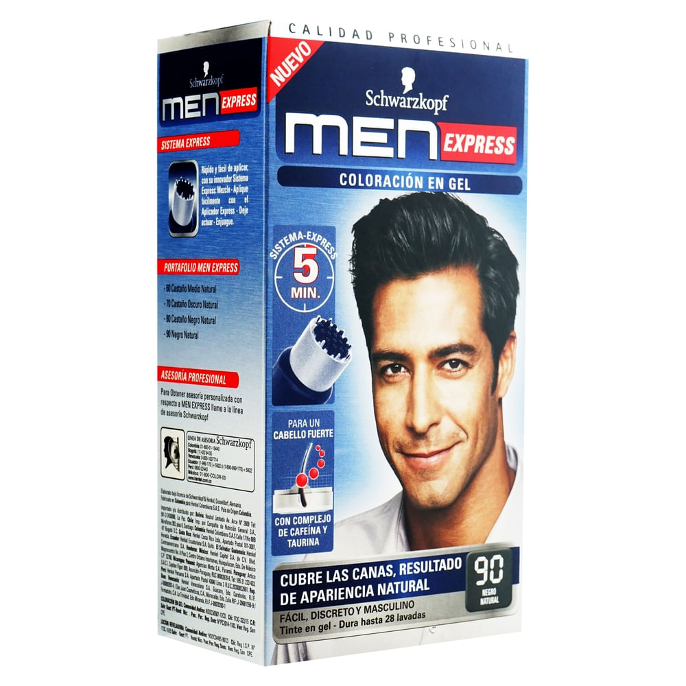 Comprar Tinte Men Express 90 Negro Natural -1Unidad | Walmart Honduras