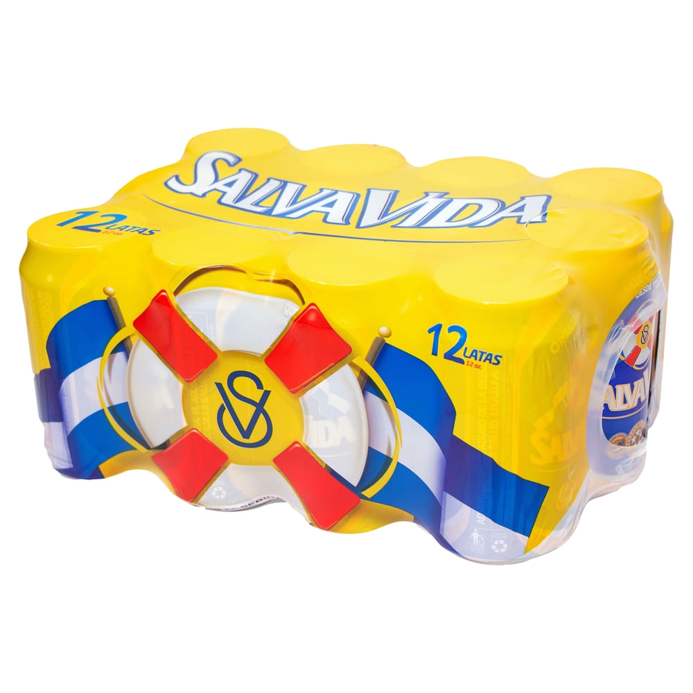 Cerveza Salvavidas En Lata 12 Pack - 354 ml - Walmart | Honduras