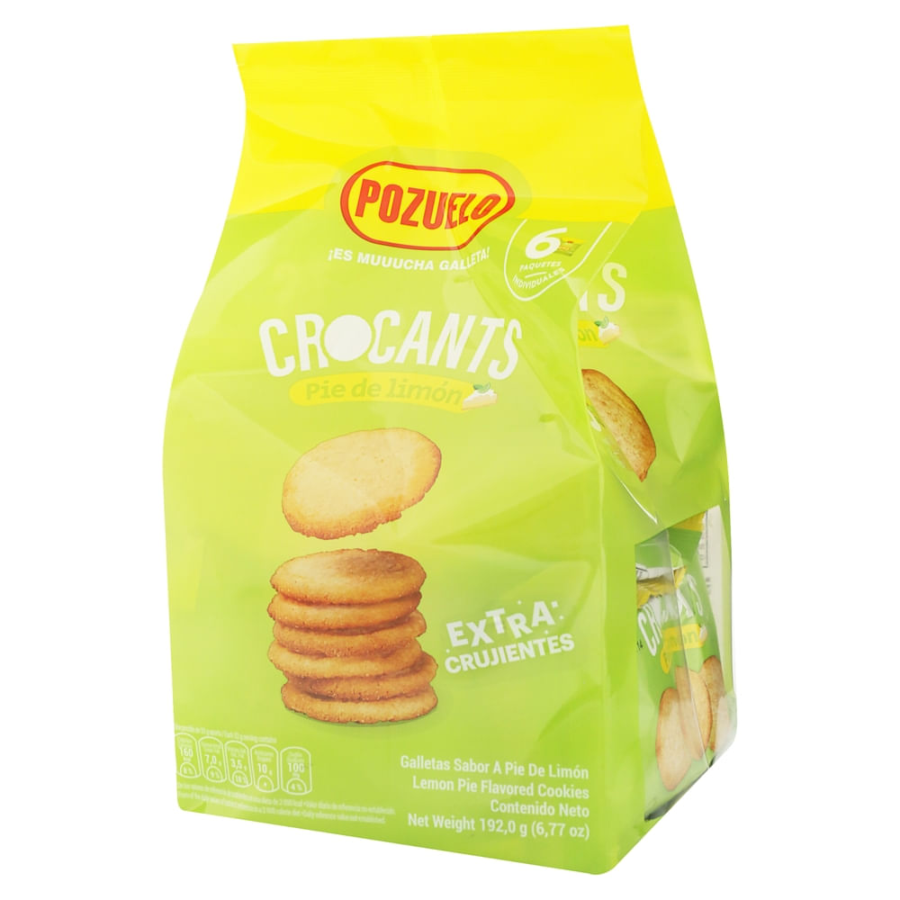 Comprar Galleta Pozuelo Crocants Pie Limon 192gr | Walmart Honduras
