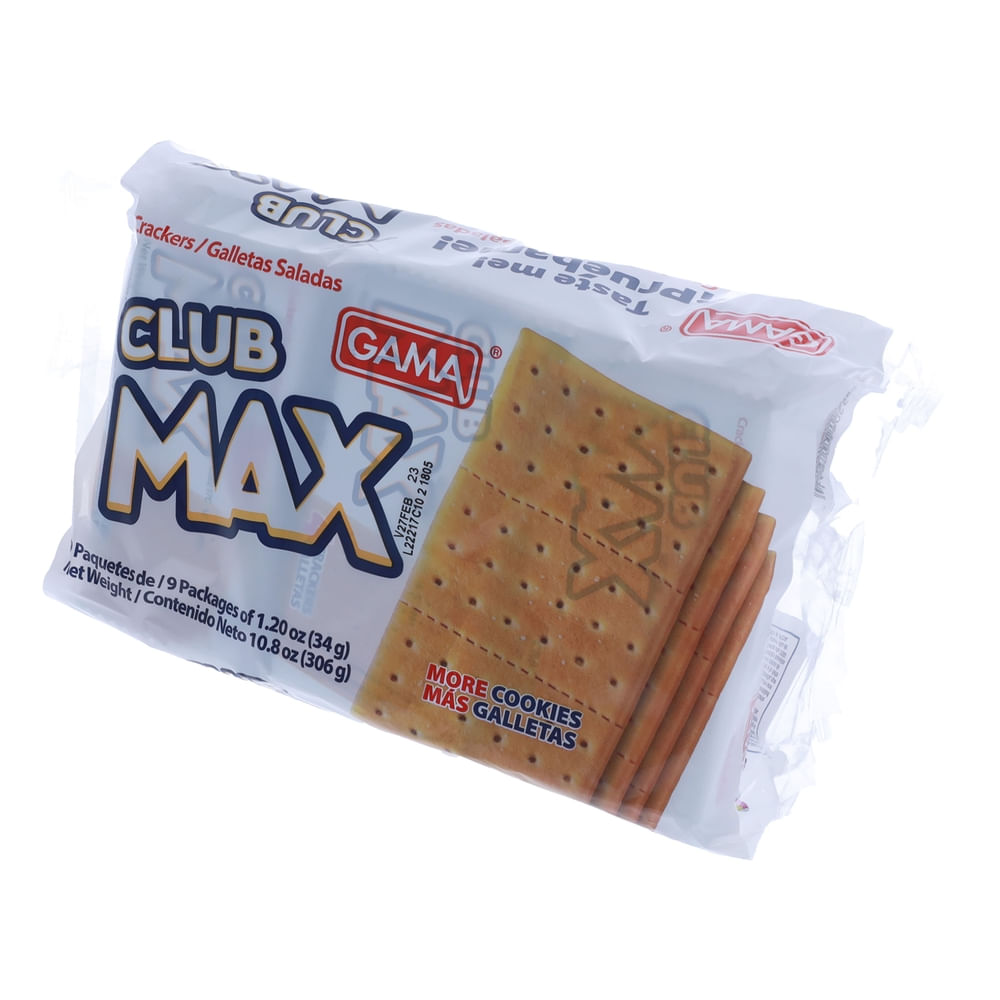 Comprar Galleta Gama Salada Club Max 9 Unidades - 306gr | Walmart ...