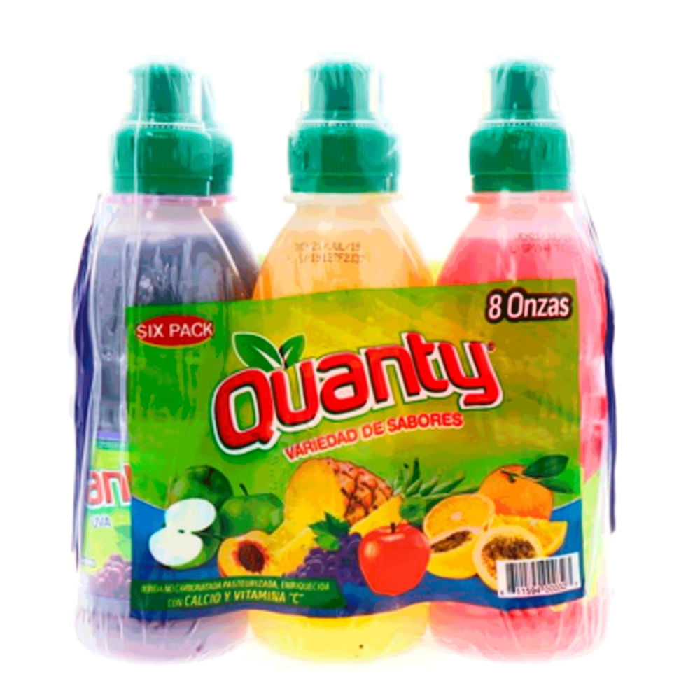 Comprar Jugo Quanty sport variado 6 pack -236 ml | Walmart Honduras ...