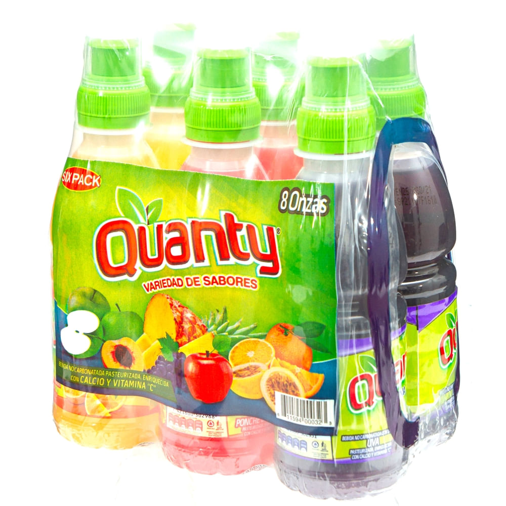 Comprar Jugo Quanty sport variado 6 pack -236 ml | Walmart Honduras