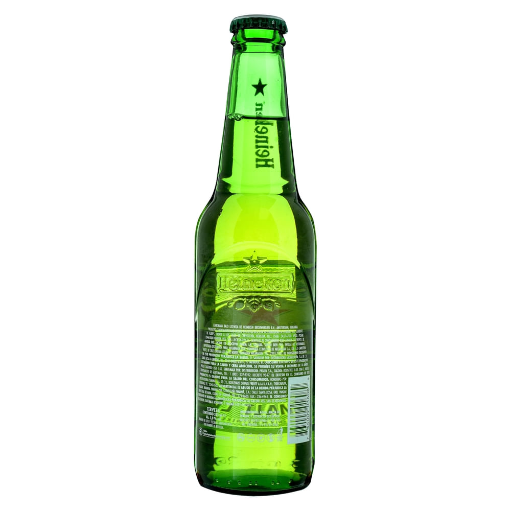 Cerveza Heineken Botella 355ml - Paiz Honduras
