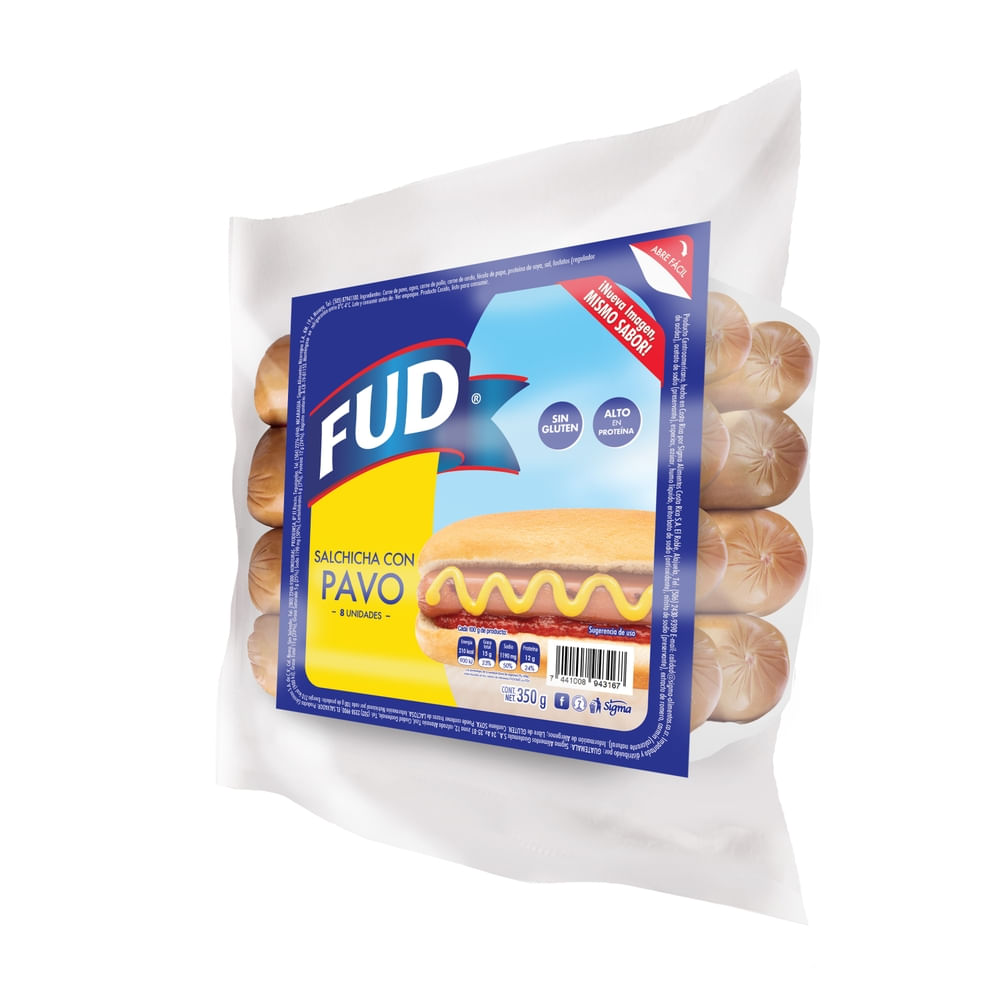 Comprar Salchicha Fud con Pavo - 350gr | Walmart Honduras
