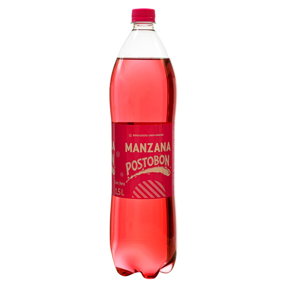 Bebida Carbonatada Postobon Sabor Manzana 1.5lt