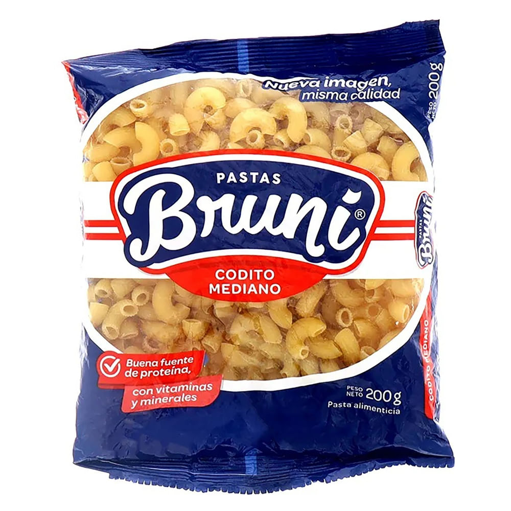 Comprar Pasta Bruni Codito Mediano 200 Gr | Walmart Honduras - Paiz Honduras