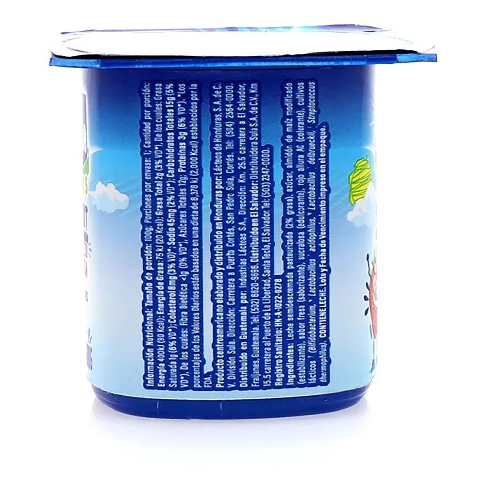 Yogurt Semidecre Fresa Sula Kids 100gr - Walmart | Honduras